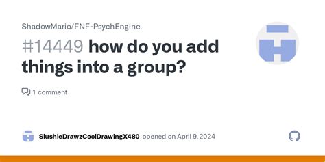 how do you add things into a group · issue 14449 · shadowmario fnf