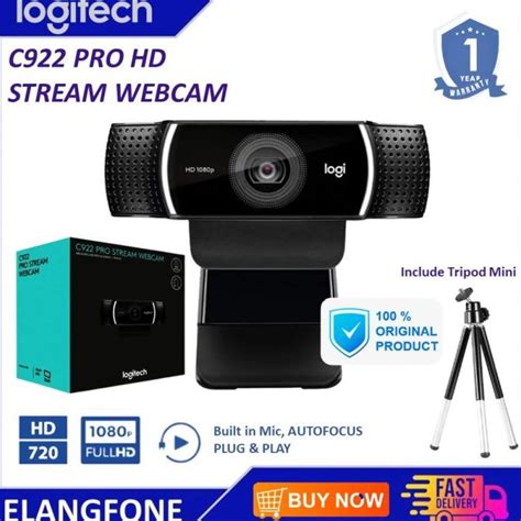 Jual Logitech C Pro Stream Webcam Hd Original Shopee Indonesia