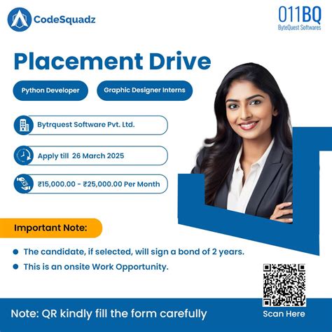 Placementdrive Pythondeveloper Graphicdesigners Careeropportunities Codesquadz 19 Comments