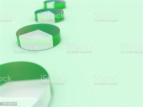 3d 렌더링 투명 파이 차트라이트 배경에 표시 된 부품 인포그래픽 또는 결과 프레젠테이션을 위한 그림입니다 시장 및 통계에 대한 시각화 0명에 대한 스톡 사진 및 기타