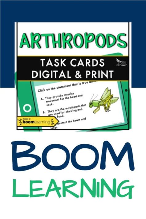 Arthropods Task Cards Print And Digital Distance Learning Task Cards Elementary Science