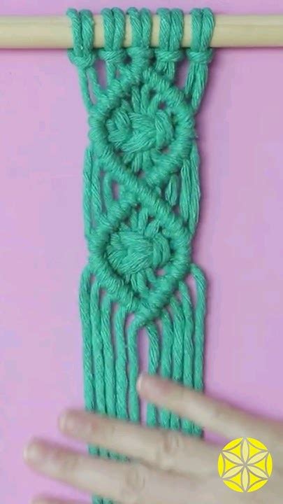 tutorial👆de macramê padrão diamante macrame tutorialmacrame
