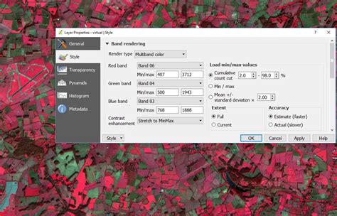 Raster Stretch To Minmax Results In Blank Render Output In Qgis