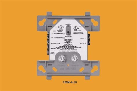 FMM 4 20 A Analog Input Module Notifier Fungsi Spesifikasi