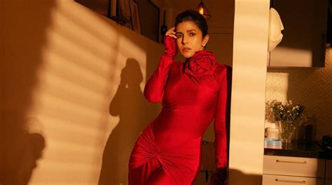 Actress Nimrat Kaur Shares Stunning Pics From Latest Photoshoot In Red
