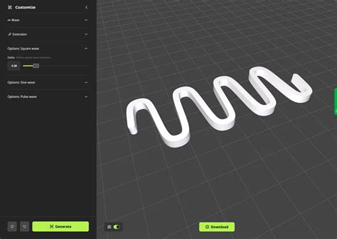 Wave Generator Parametric Waveforms And Springs By Koolm Makerworld Download Free 3d Models