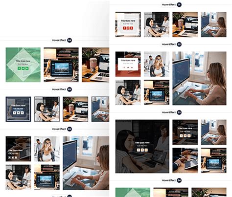 Divi Advanced Hover Effects Section Divi Layouts Demos