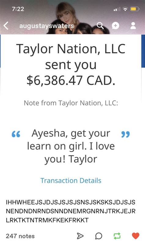 오늘자 학비 걱정하는 팬에게 현금 쏴준 테일러 스위프트 유머게시판 움짤저장소