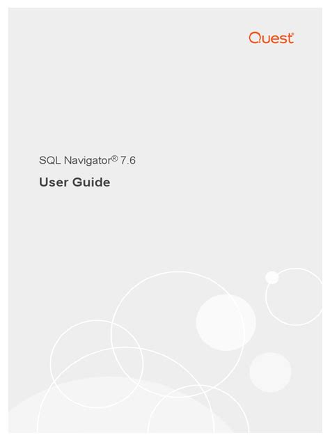 User Guide Sql Navigator 7 6 Pdf Pl Sql Sql