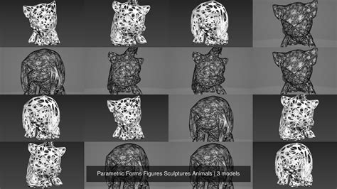 Parametric Forms Figures Sculptures Animals 3d Model Collection 3d