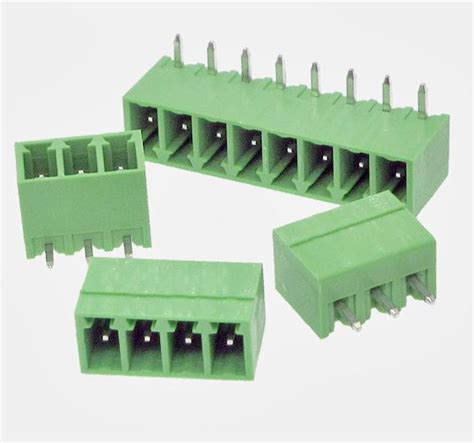 Green Color Pitch 3 50 3 81mm Terminal Block Pcb Plug Socket Terminal 15edgvc And 3 5mm