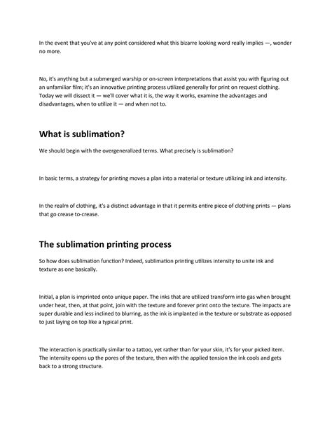Understanding How Sublimation Printing Works By All Sublimation Printer Issuu