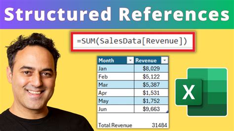 Simplify Data With Structured References In Excel Easily Myexcelonline