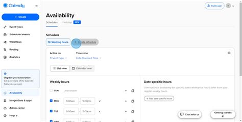 How To Add Your Schedule In Calendly