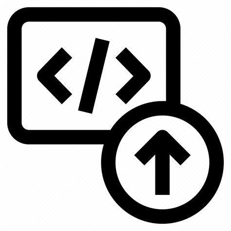 Upload Code Programming Development Database Icon Download On Iconfinder