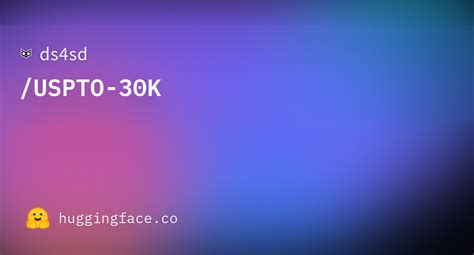 Ds4sduspto 30k · Datasets At Hugging Face
