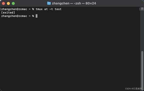 Tmux:终端复用器的基本使用(一) Detached From Session 1 Csdn博客 Tmux:终端复用器的基本使用(一) Detached From Session 1 Csdn博客