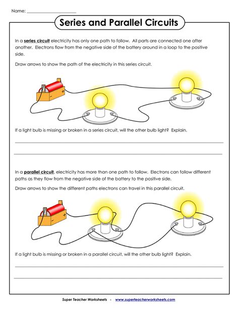 Parallel Circuit Worksheet