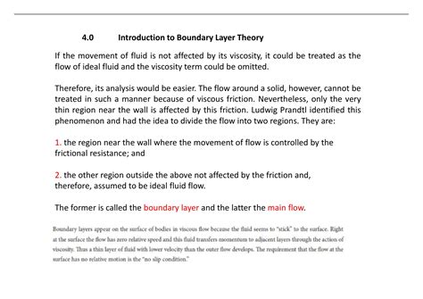 Introduction To Boundary Layer Theory Fluid Mechanics Mechanical Engineering Fluid