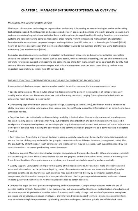 Dss Material Pdf Decision Support System Databases