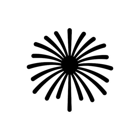 Premium Vector Fireworks Icon Simple Vector Illustration