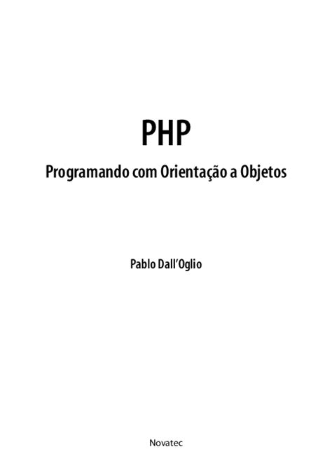 Pdf Php Poo Pablo Dall Oglio
