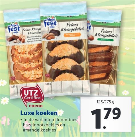 Luxe Koeken Aanbieding Bij Lidl