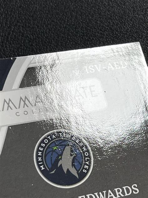 【超新星精品】2022 23 Immaculate Anthony Edwards 森林狼 华子 爱德华兹 25编 无平行 Moves 招牌