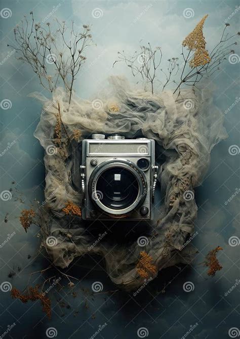 Analog Camera Surreal Photographer Stock Illustration Illustration Of