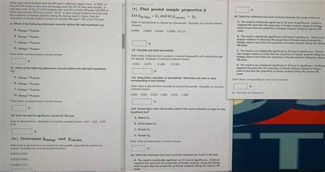 Solved AY Many High Babe Babes Take The AP Tests In Chegg Com