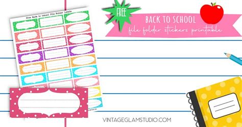 Free Printable File Folder Labels Free Printables Hub