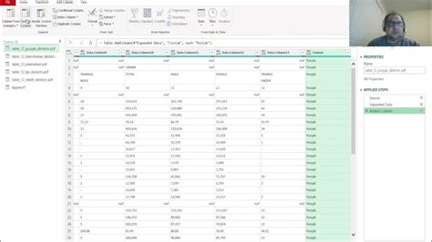 How To Add Custom Column And Combine Multiple Sheets Using Append Query Tutorial By Tayyab