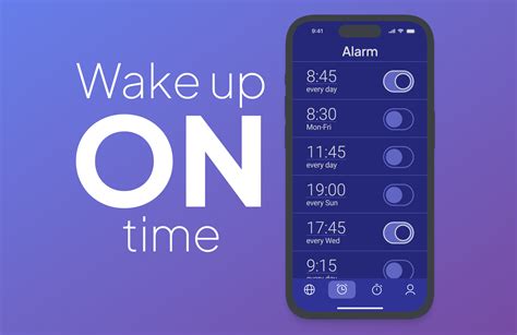 Alarm App Screen Figma