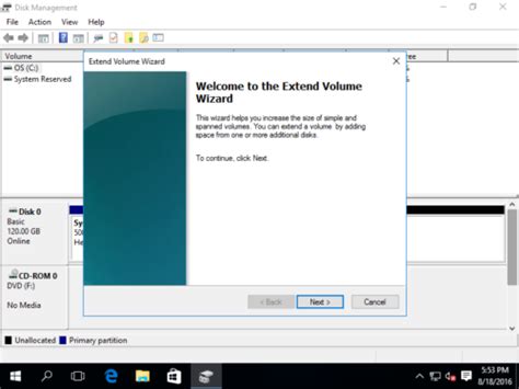 Extend Partition In Windows Server 2016 Without Losing Data