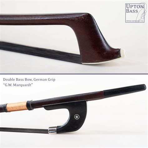 Double Bass Bow German Grip Gw Marquardt Upton Bass String