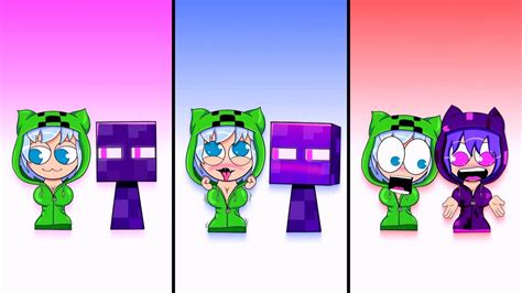 Sprunki Oc Creeper Girl Meet Enderman Phase Sprunki Brainrot