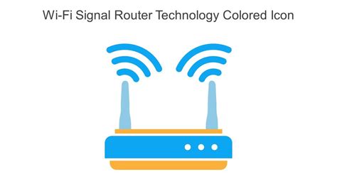 Wi Fi Signal Router Technology Colored Icon In Powerpoint Pptx Png And Editable Eps Format Ppt