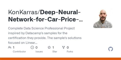 Github Konkarrasdeep Neural Network For Car Price Prediction