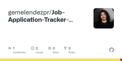 Github Gemelendezprjob Application Tracker Server