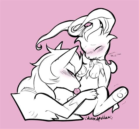 Rule 34 2024 Blush Canid Canine Digital Media Artwork Duo