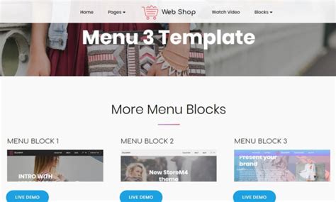 Cool Basic Html Templates For Your Website From With Simple Html Menu Template 10 Examples Of
