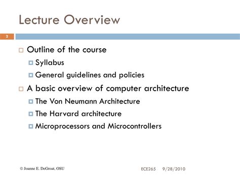 Ppt Ece 265 Powerpoint Presentation Free Download Id3967376