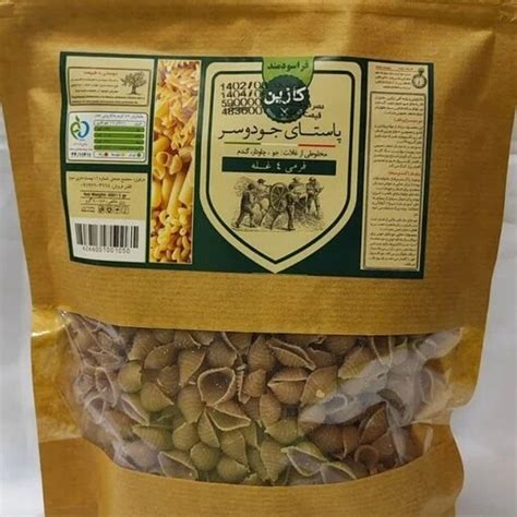 خرید و قیمت پاستای جو دو سر 400 گرمی طبیعی و ویژه فراسودمند کازین مرغوب