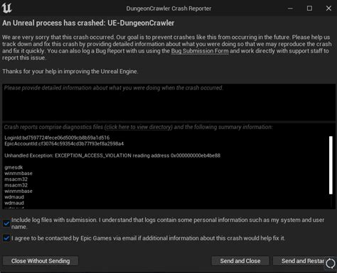 Unhandled Exception Exceptionaccessviolation Reading Address 0x00000000d466be88 Rdarkanddarker