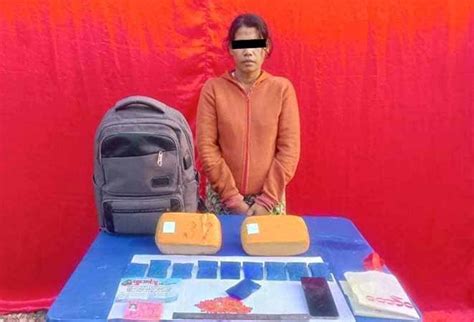 ကျိုက်ထိုတွင် အမျိုးသမီး ၁ ဦးကို စိတ်ကြွဆေးပြား ၂၀ ၀၀၀ နှင့် အတူဖမ်းမိ