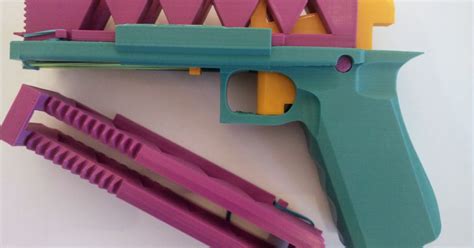 No 3 Rubber Band Gun With Mag By Nagybig Download Free Stl Model
