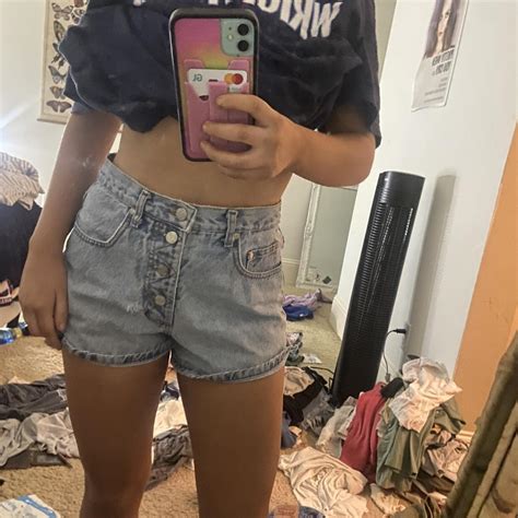 Super Cute Jean Shorts Depop