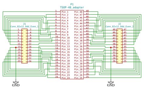 NANDO TSOP Adapter OSHWLab