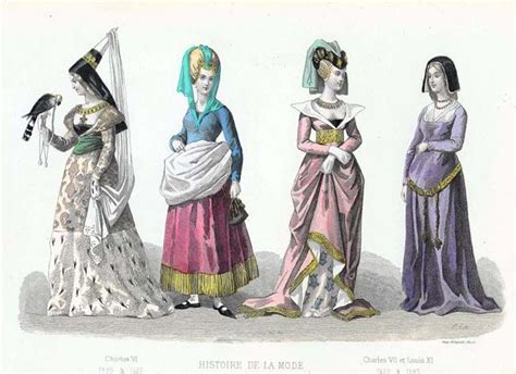 History Of Fashion 유럽의 패션 변천사서양복식사 네이버 블로그 Французский костюм Средневековье