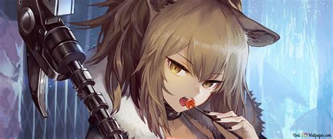 Siege Arknights Anime Video Game 4k Wallpaper Download
